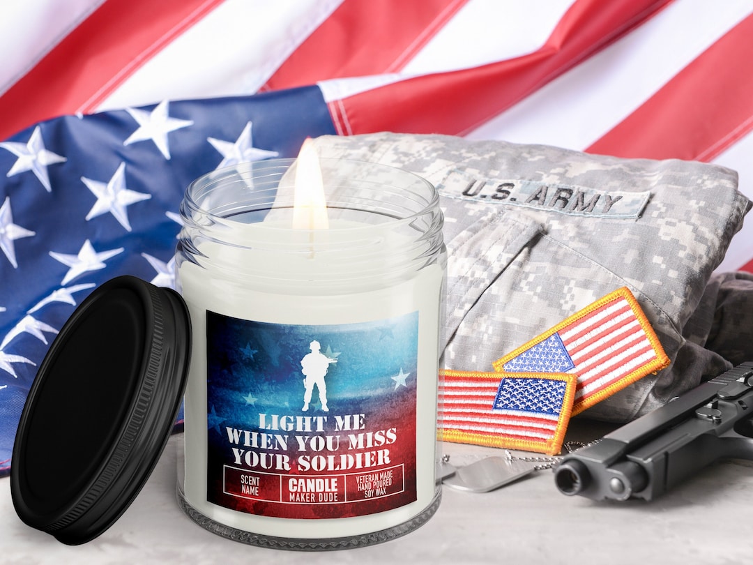 Army Mom Army Wife Candle Gift, Military Veteran Appreciation Gifts ...