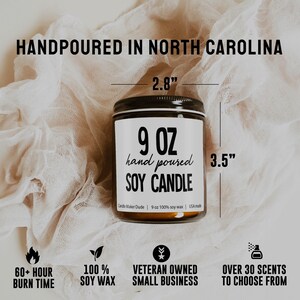 Custom Candle, Blank Label Candle, Soy Candle, Create Your Own Candle ...