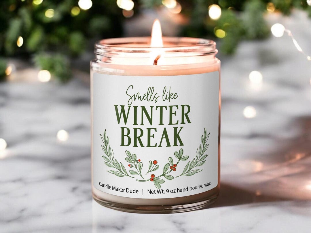 Smells Like Winter Break Teacher Appreciation Gift Christmas Gift for ...