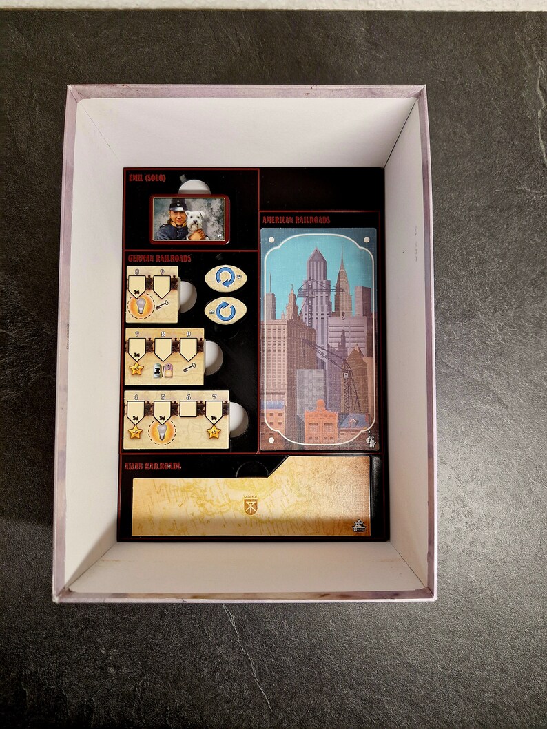 ULTIMATE RAILROADS Board Game Insert insert, Inlay, Organizer - Etsy