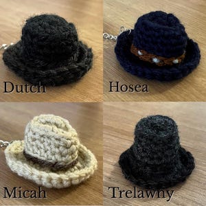 RDR2 Hat Keychain, Red Dead Redemption 2 Customizable Keychain - Etsy