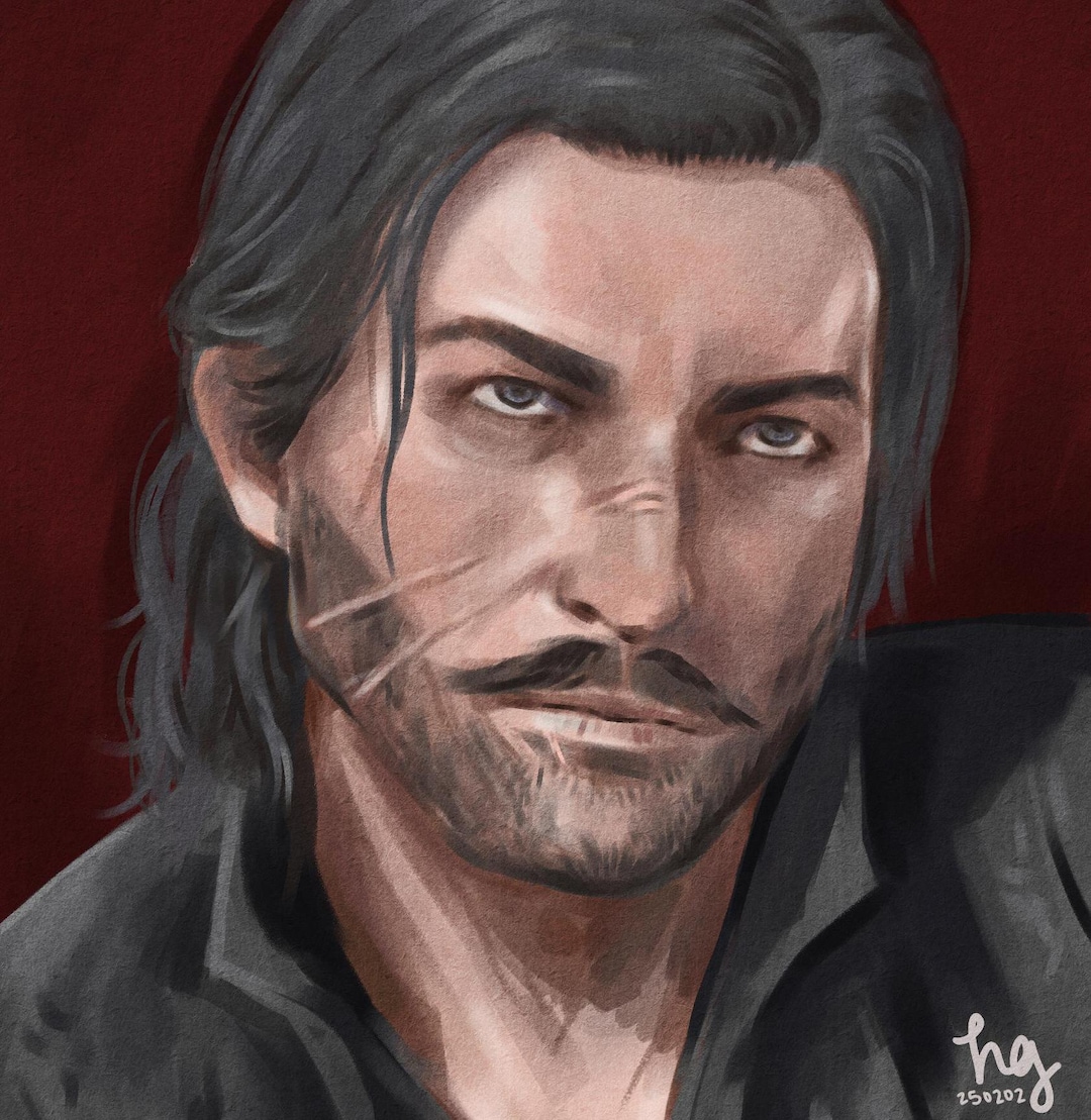 John Marston Print, Red Dead Redemption Fanart Poster - Etsy