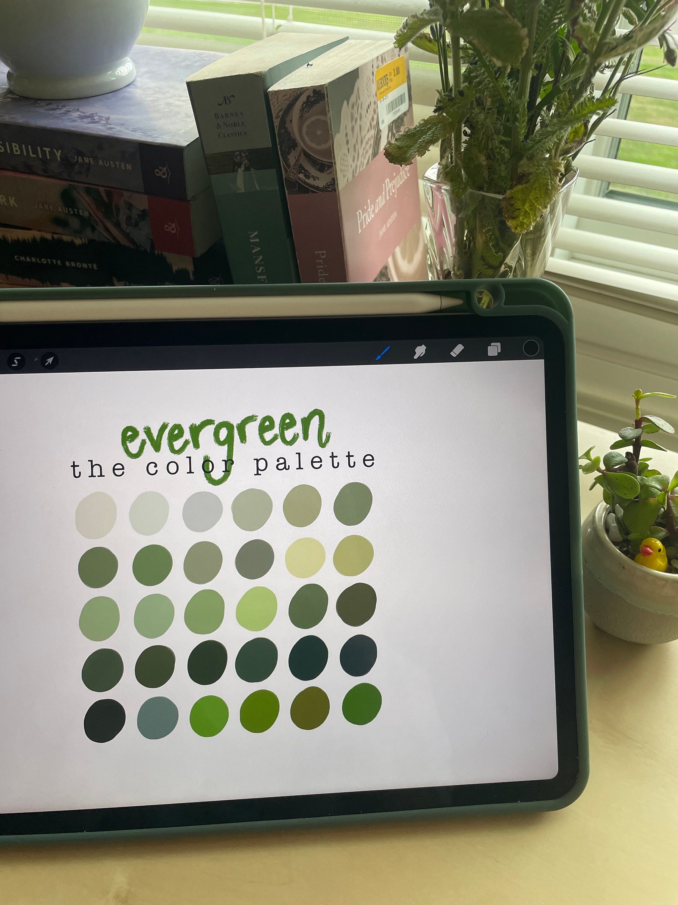 Evergreen Color Palette - Etsy