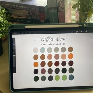 Coffee Shop Color Palette - Etsy