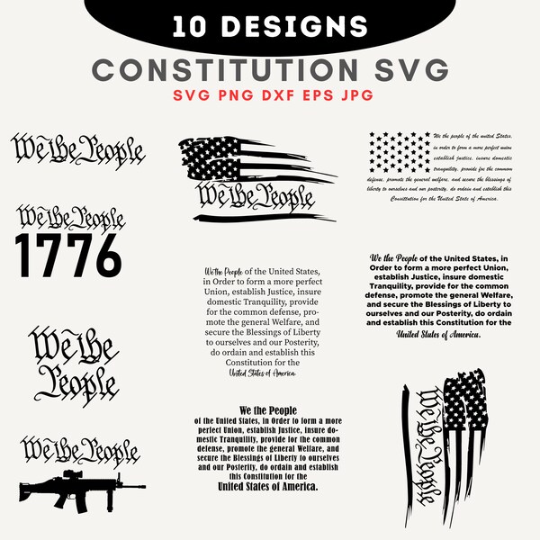 Constitution Svg - Etsy