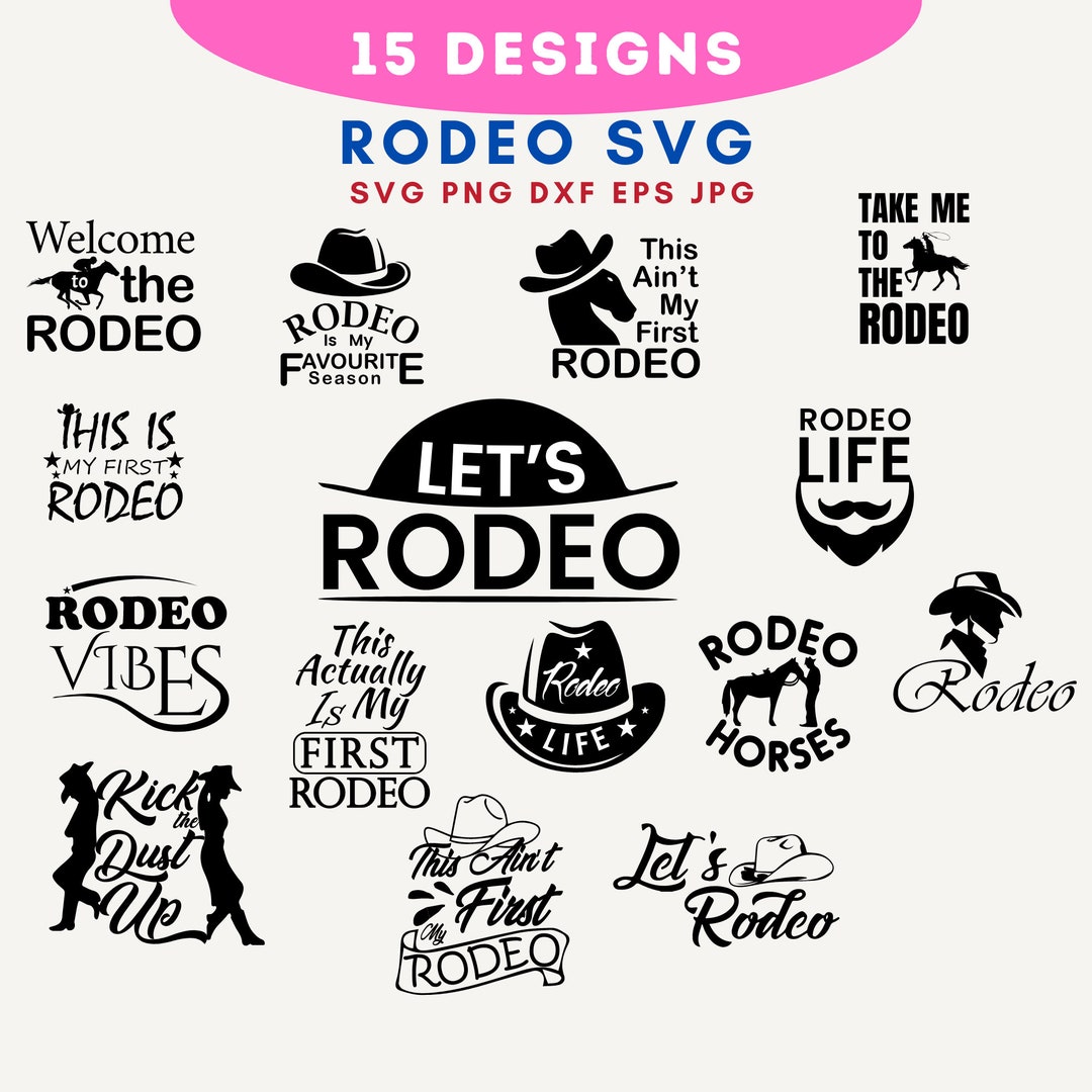 Rodeo Svg Rodeo Cowboy Svg Cowboy Shirt Svg Cowboy Svg - Etsy