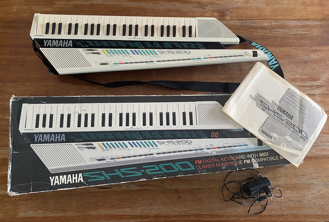 Yamaha SHS-200 Keytar Jaren 80 in Doos Met Strap,adapter En ...