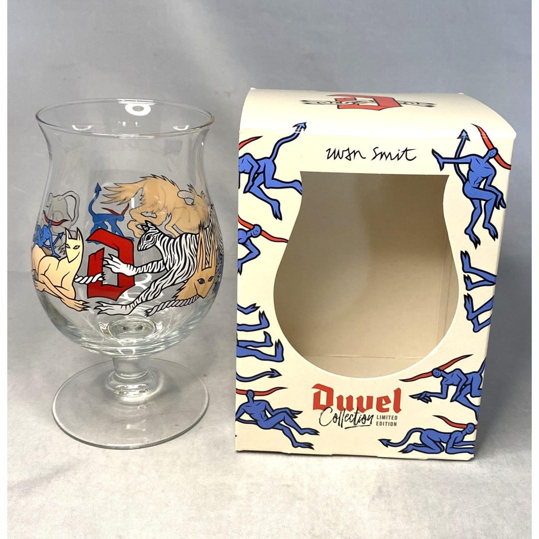 Duvel Iwan Smit Limited Edition Glass Bierglas Moortgat Bier Glas ...