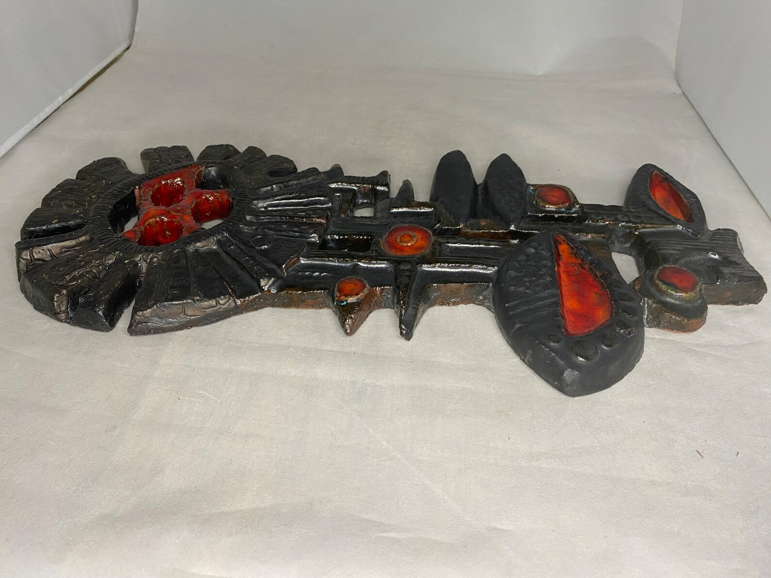 Perignem En Paul Vermeire Decoratieve Keramische Bloem Wandsculptuur ...