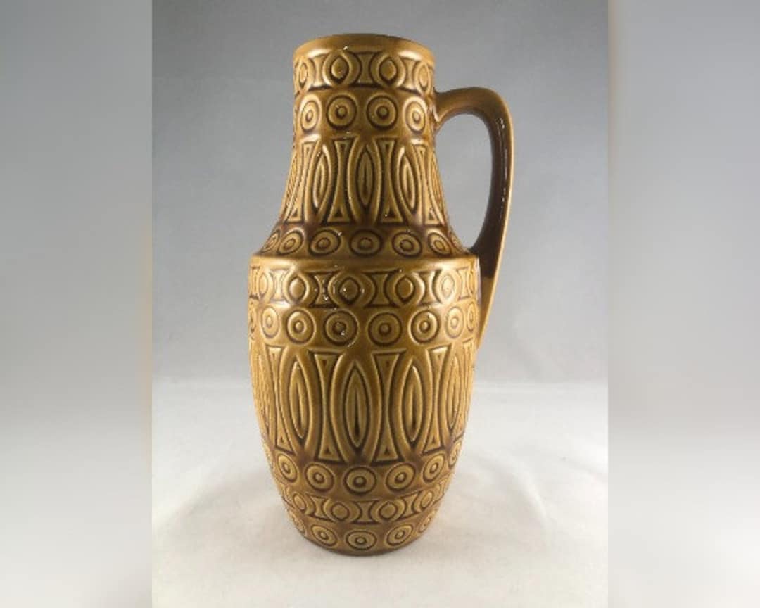 Scheurich Inca Vaas Kan 423 25 West Germany Fat Lava Art Pottery (98 ...