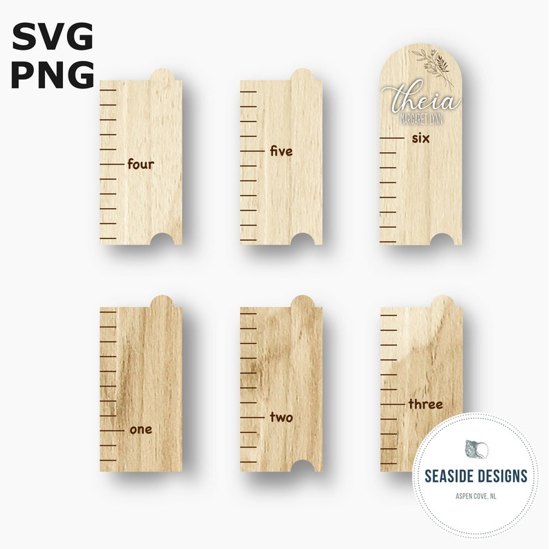 Kids Growth Ruler SVG - Etsy