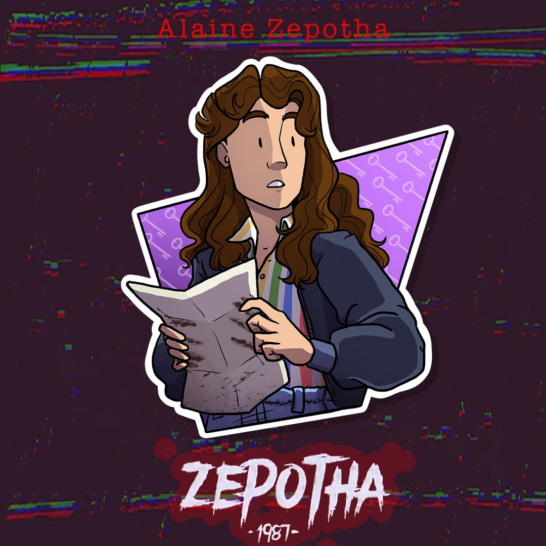 Zepotha - Alaine - LIMITED EDITION - Sticker - Etsy