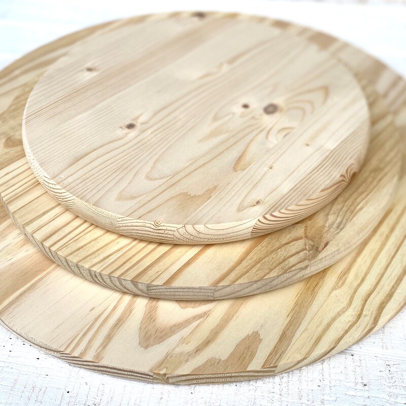 Round Wood Table Top - Etsy