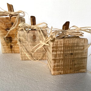 Rustic Fall Pumpkin Set of Three Decorations Fall Pumpkins Gift Rustic ...