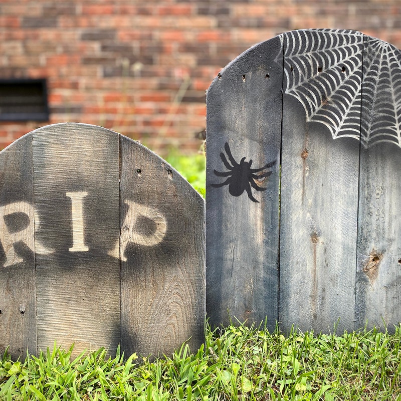 Halloween Tombstone - Etsy