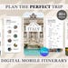Italy Travel Itinerary Template: Customizable Group Trip Planner ...