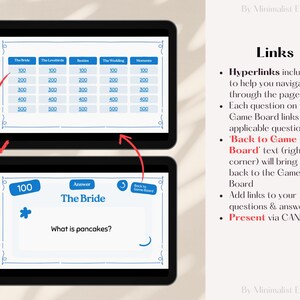 Coastal Bachelorette Party Jeopardy Game I Editable Canva Presentation ...