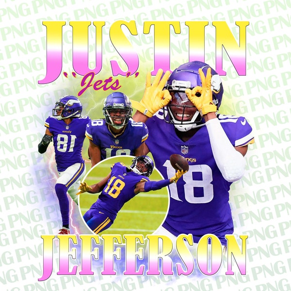 Justin Jefferson Griddy Png Digital Download - Etsy