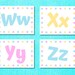 Alphabet and Numbers Classroom Posters With Stars Border and Pastel ...