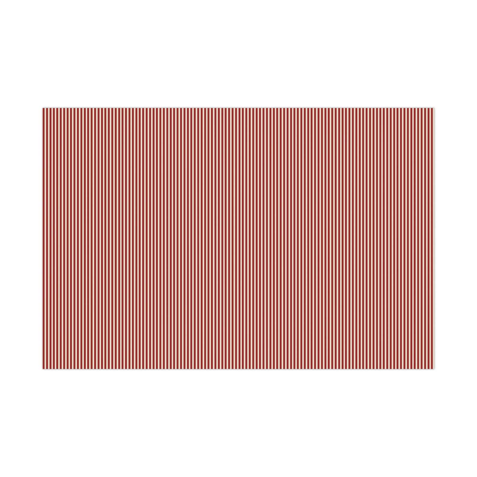 Red Wrapping Paper Striped Wrapping Paper Christmas Wrapping - Etsy