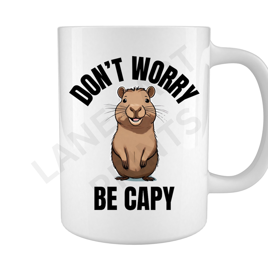 Don't Worry Be Capy Digital Download, Funny Capybara PNG, Capybara ...
