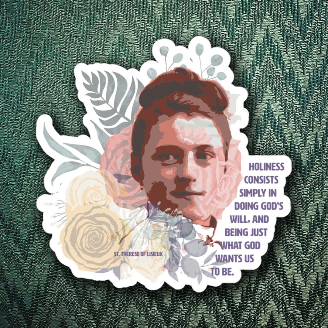 Saint Therese of Liseux Catholic Pop Art Vinyl Sticker Decal - Etsy