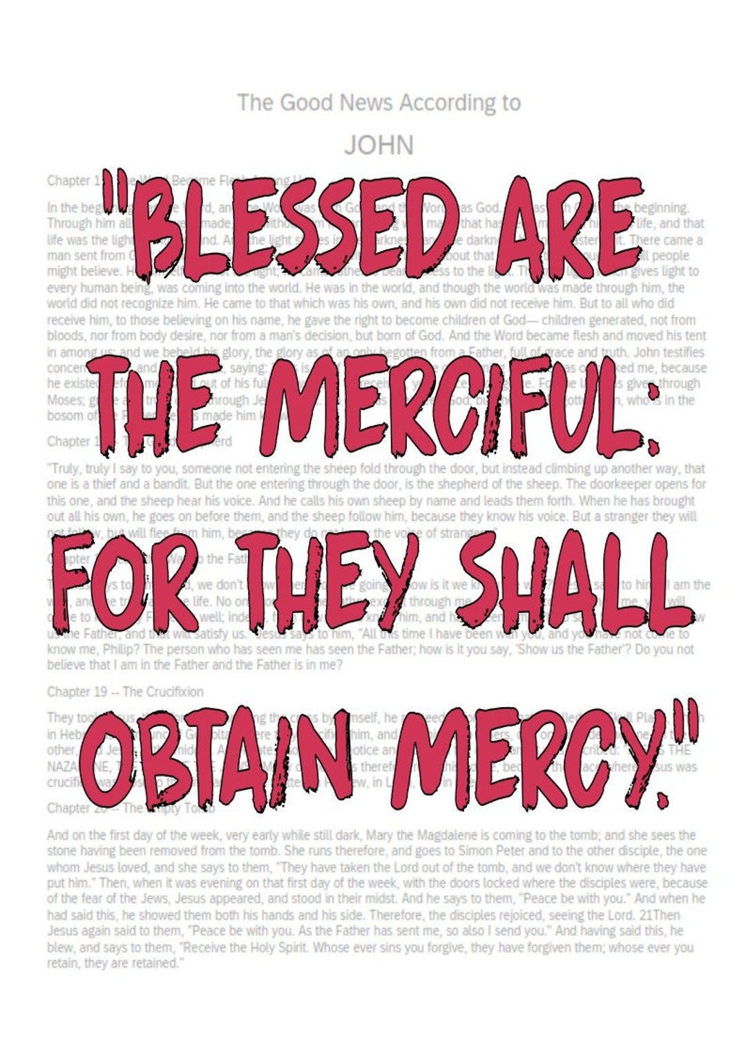 The BE Attitudes From Sermon on the Mount - Etsy