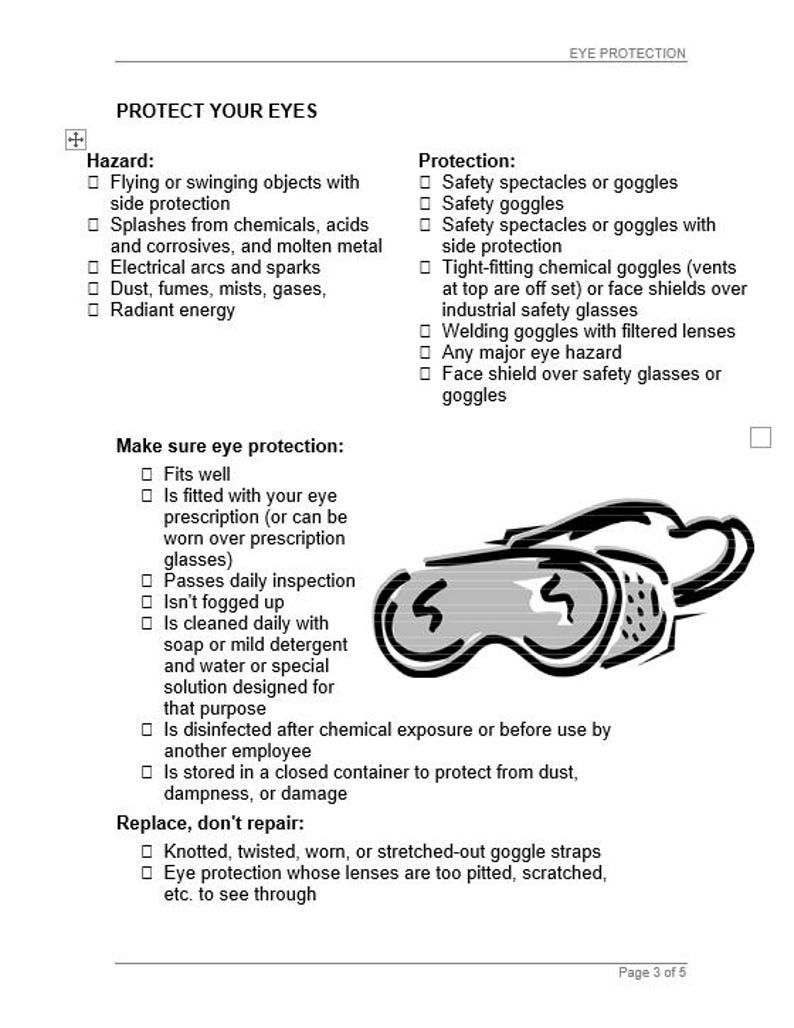 OSHA Toolbox Talks Training (12 Handouts) - Etsy