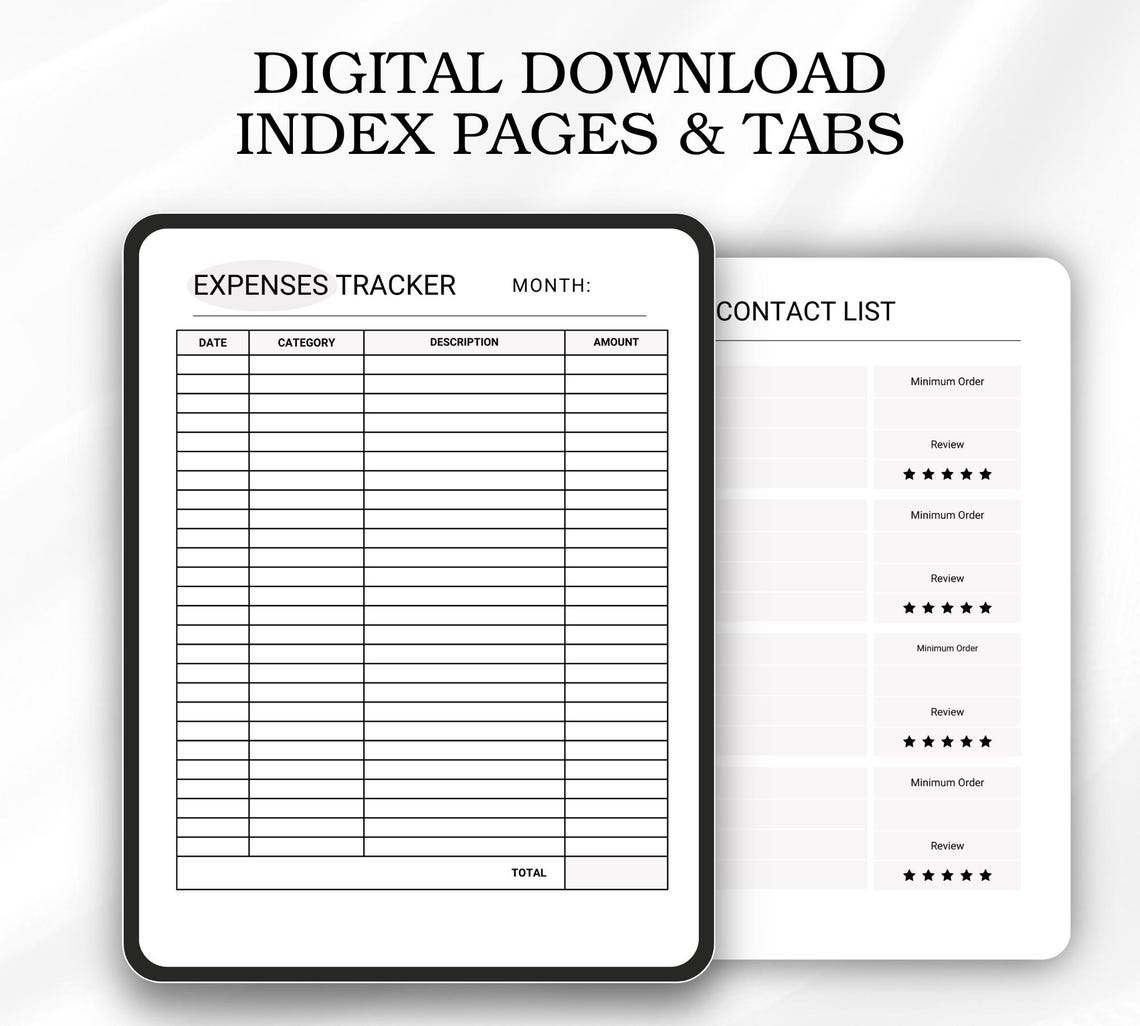 Small Business Digital Business Planner, Business Template, Small ...