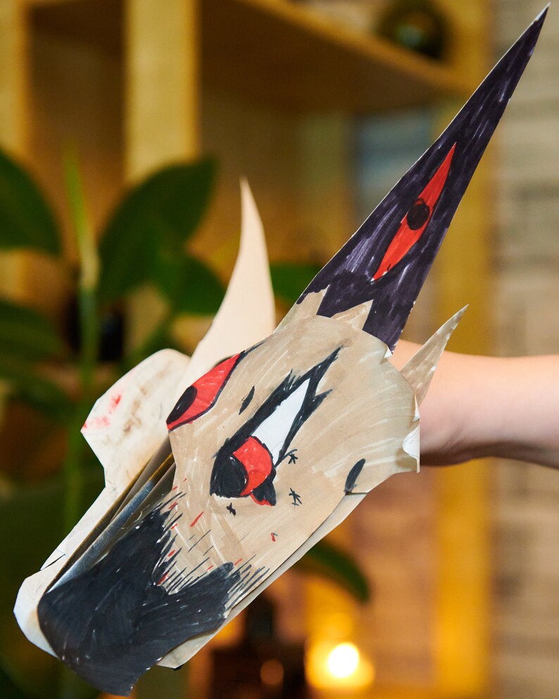 Handmade Paper Dragon Puppet Commissions - Etsy UK