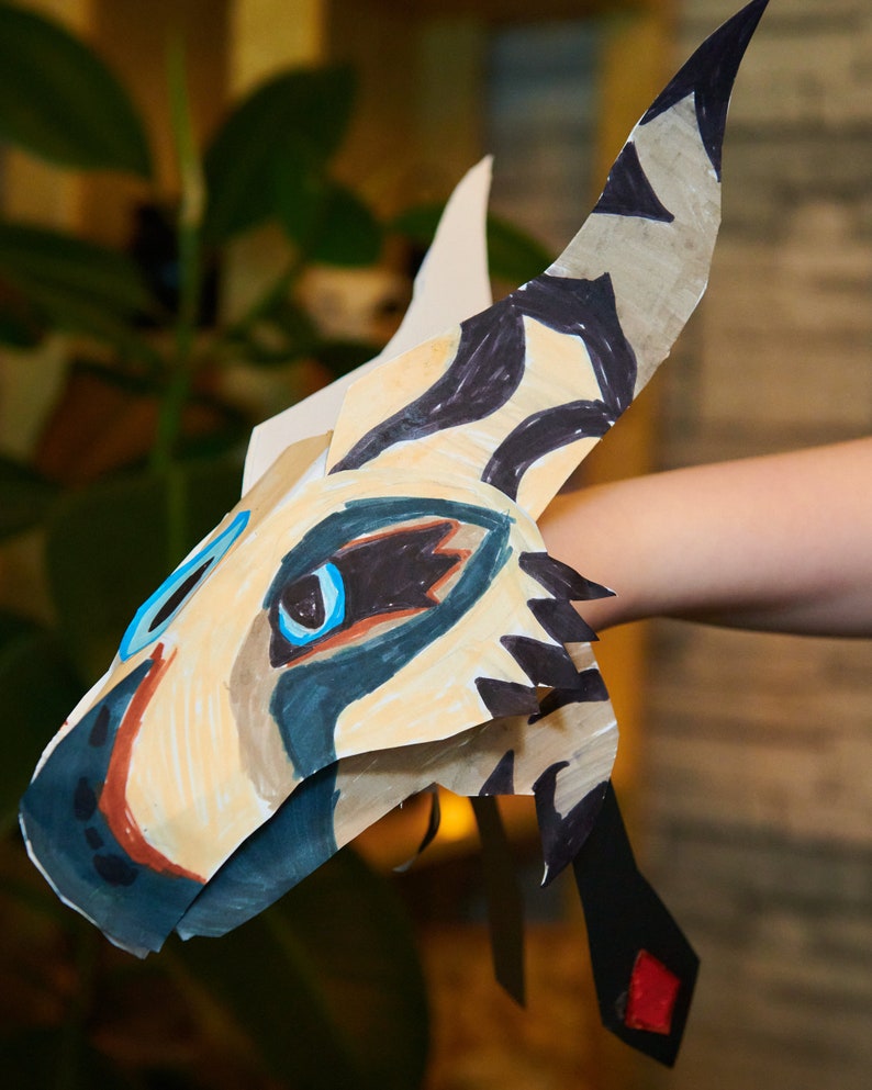 Handmade Paper Dragon Puppet Commissions - Etsy UK