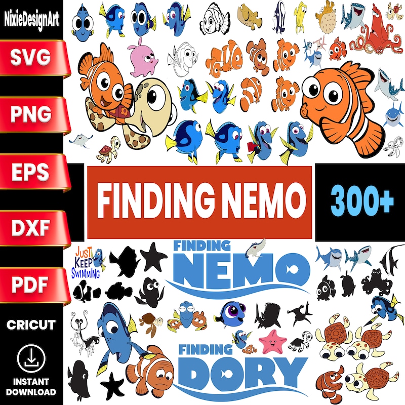 Nemo Svg - Etsy