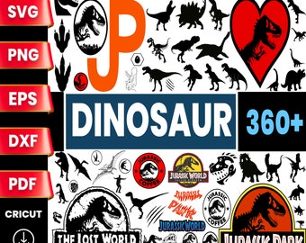 Dinosaur Svg Bundle Dinosaur Clipart Png Dinosaur Silhouette Svg Kids ...