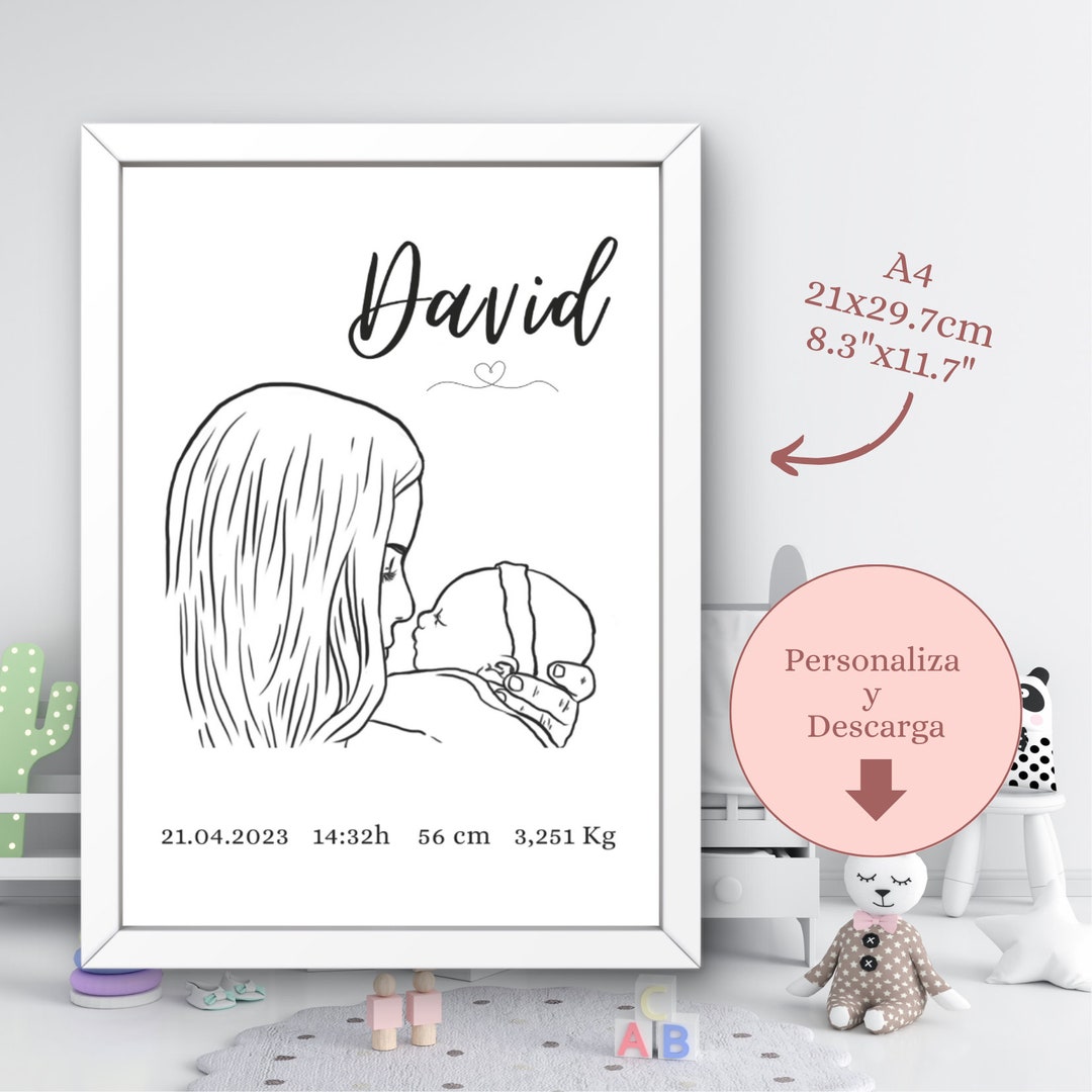 Baby Birth Digital Sheet Canva Baby Data Canva Sheet Baby - Etsy