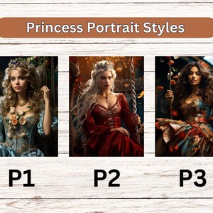 Royal Princess Portrait From Photo, Renaissance Portrait, Historical ...