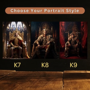 Custom Royal King Portrait From Photo, Renaissance Portrait, Historical ...