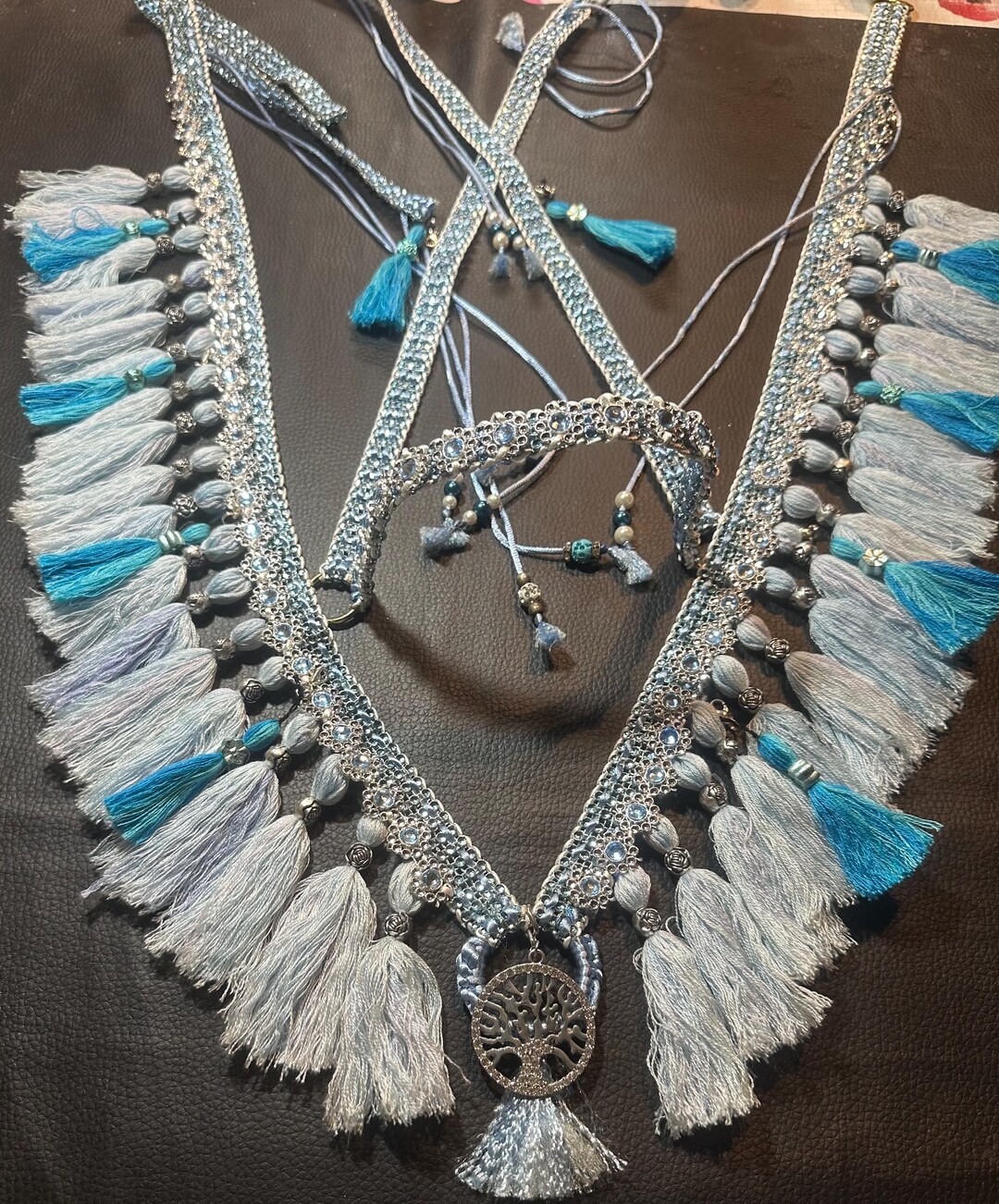 Arabian Show Halter Set, Blue With Lots of Glitter for Horses, Ponies ...