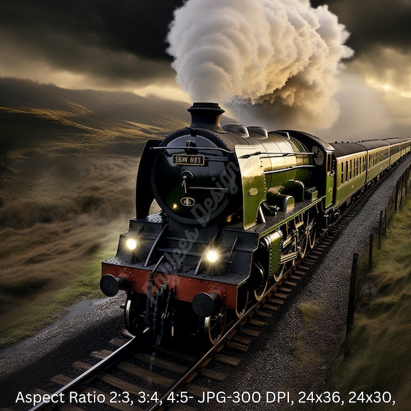 Flying Scotsman - Etsy