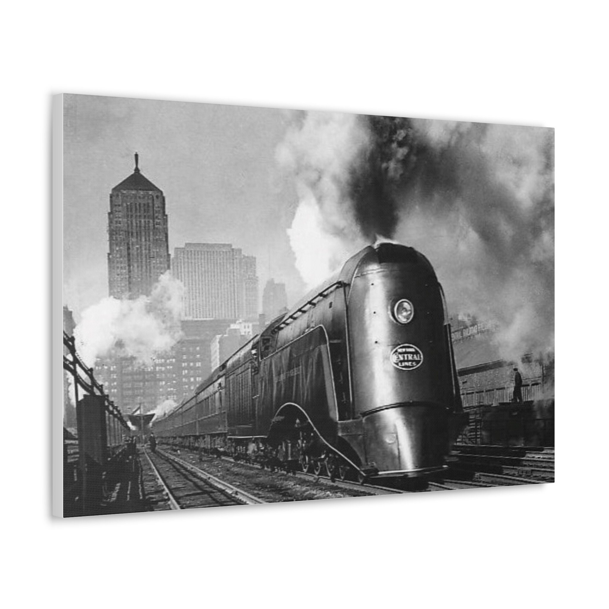 New York Central Steam Train 20th Century Limited on Canvas - Etsy