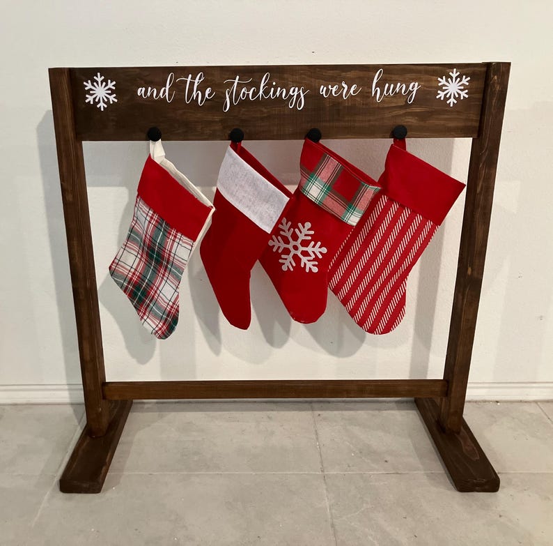 Standing Stocking Holder, Stand Alone Stocking Holder, Stocking Holder ...