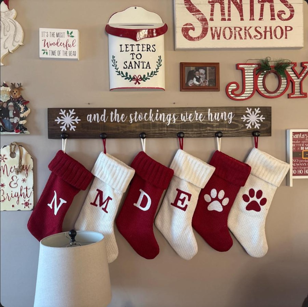 Stocking Holder, Stocking Hanger, Mantel Stocking Holder Hanger ...