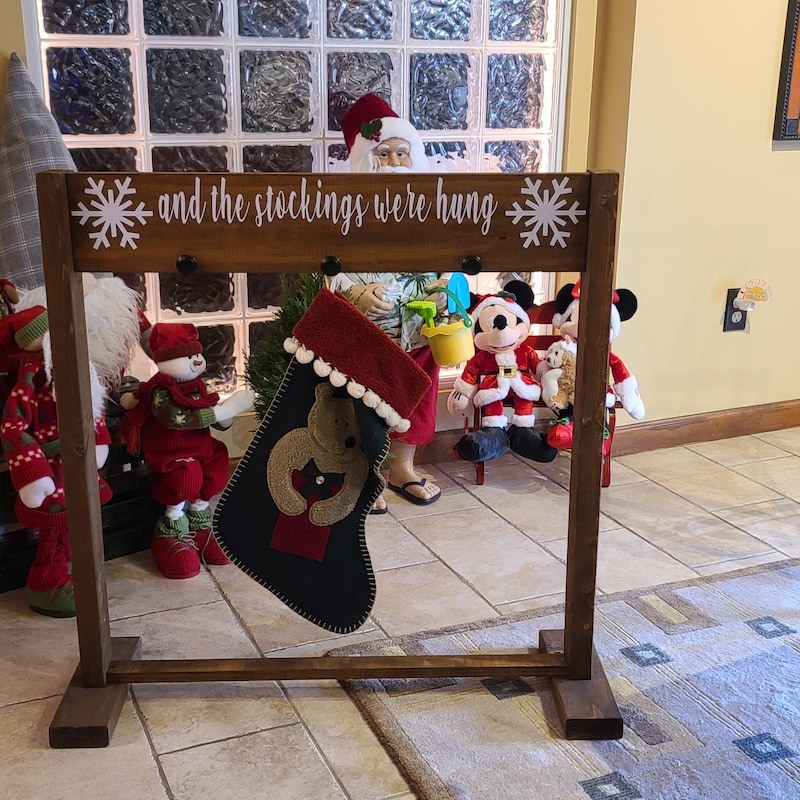 Free Standing Stocking Holder Stand - Etsy