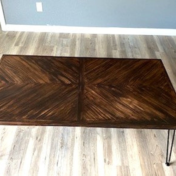Chevron Coffee Table - Etsy