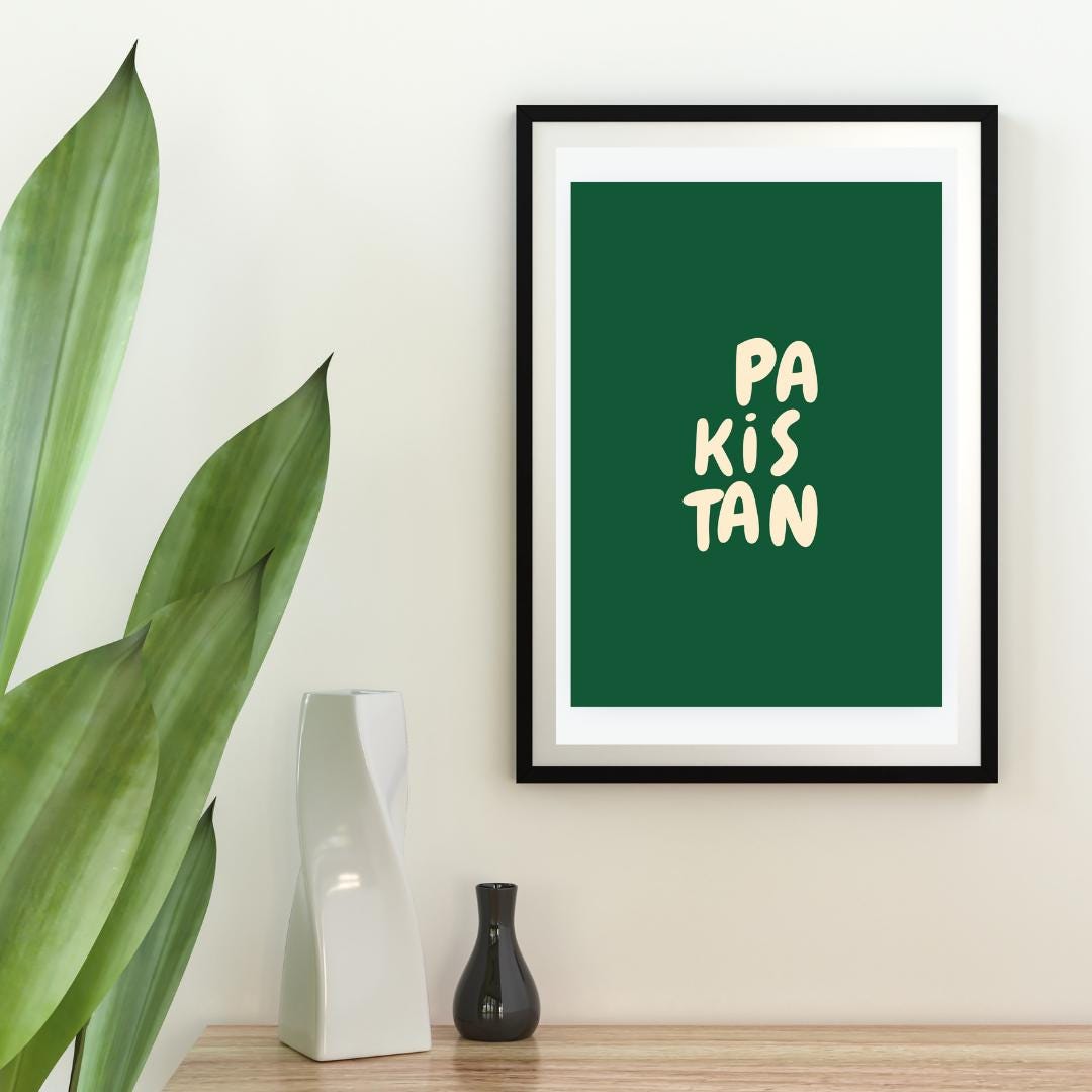 Pakistan Wall Art, Pakistan Painting Artwork, Digital Download Art ...