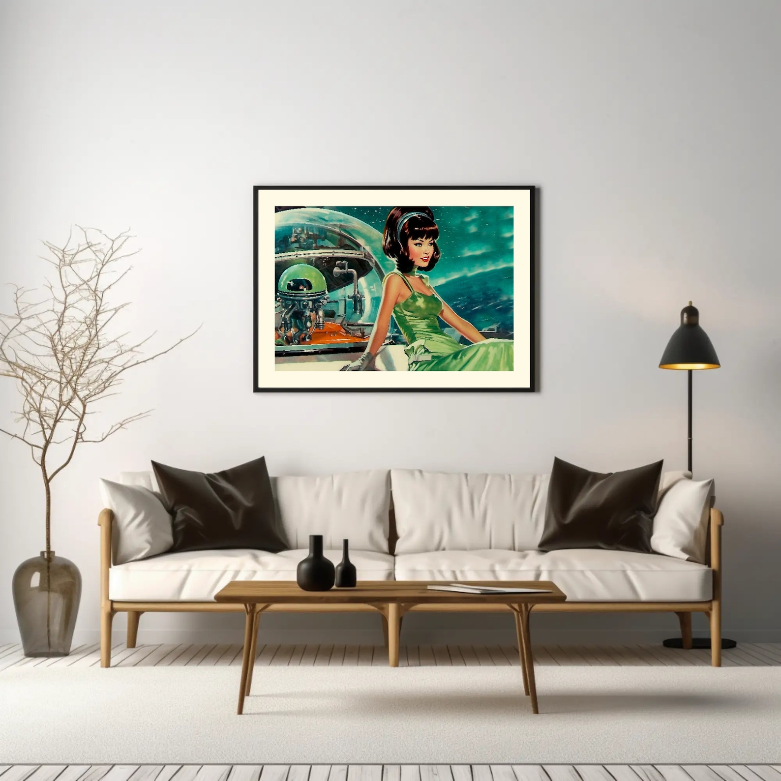 Princess Emeralda is a Retro-futuristic Illustration Depicting a ...