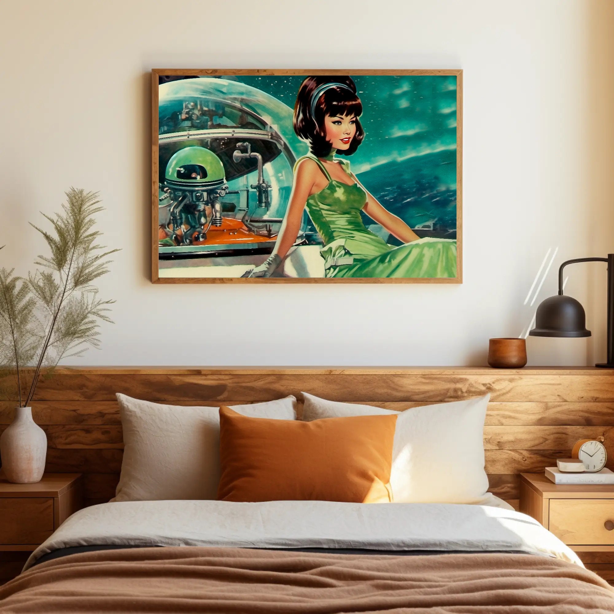 Princess Emeralda is a Retro-futuristic Illustration Depicting a ...