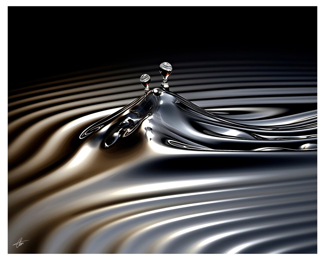 Liquid Glass: Abstract by Curtis Cole. Printable (unframed) Design ...