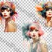 12, Flapper Girl Clipart, 1920's Vintage Clipart, Commercial Use ...