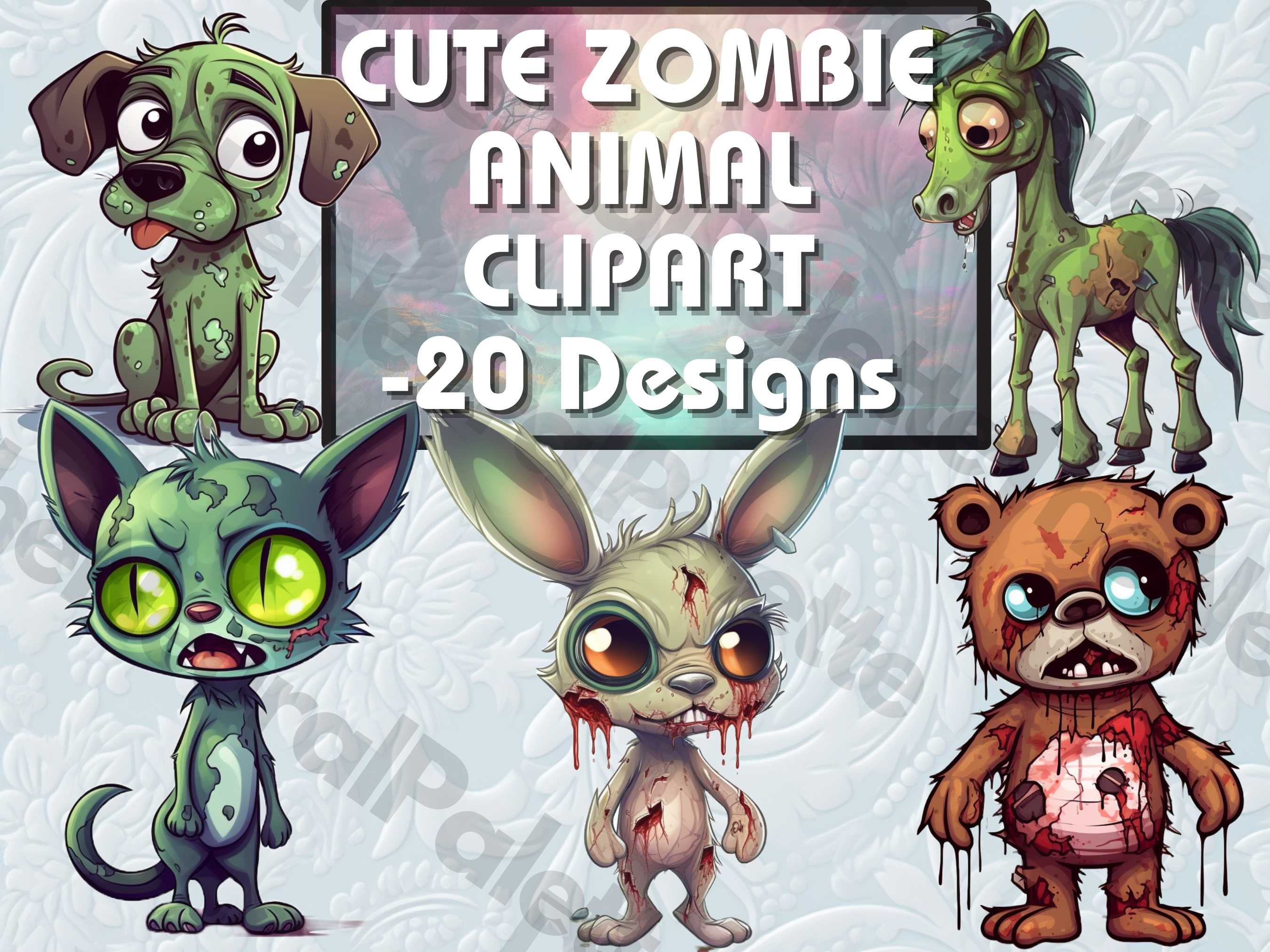 Cute Zombie Cartoon