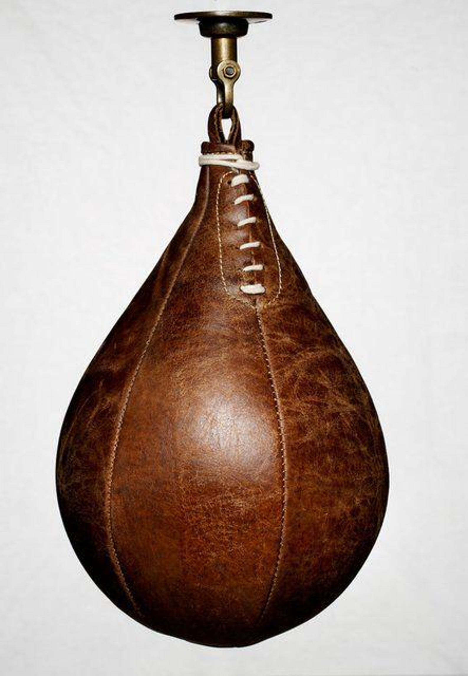 Antique Leather Speed Ball, Mini Punching Bag, Boxing Bag, Gym Training ...